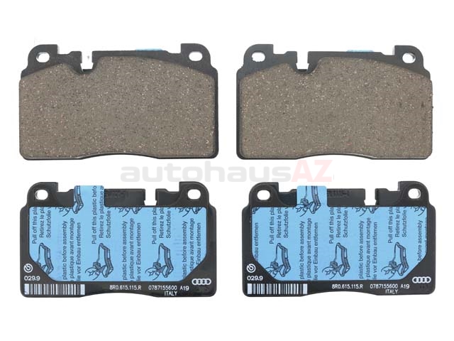 Genuine Audi 8R0698151L Brake Pad Set; Front - Audi | 8K0615301B ...