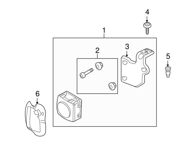 Genuine VW/Audi 8R0907574B Cruise Control Distance Sensor Bracket ...