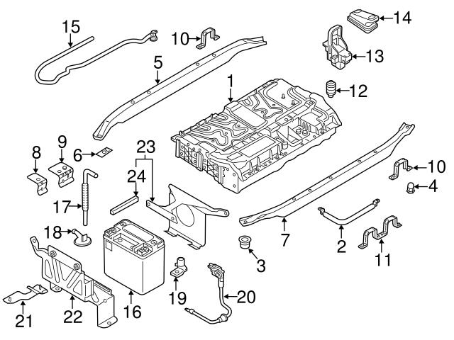 Genuine VW/Audi 8R0915181B Battery Current Sensor - Audi | AU8R0915181B