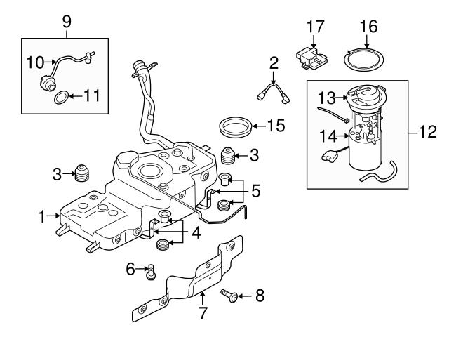 Genuine VW/Audi 8R0919051J Fuel Pump, Electric - Audi | 8R0919051G ...
