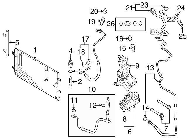 Genuine VW/Audi 8T0260403F A/C Condenser - Audi | 8T0260403 AU8T0260403F
