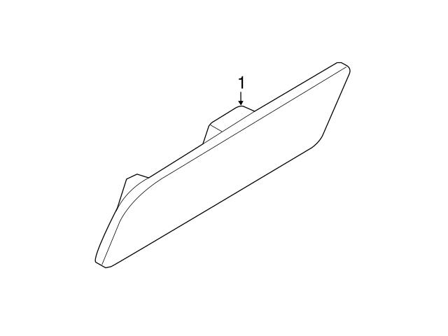 Genuine VW/Audi 8U0945071 Side Marker Light; Left - Audi | AU8U0945071