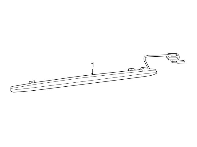 Genuine VW/Audi 8U0945097 Center High Mount Stop Light - Audi | AU8U0945097
