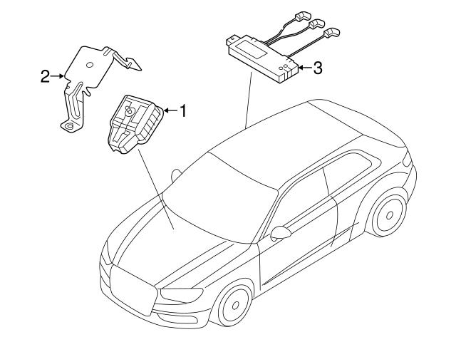 Genuine VW/Audi 8V0951177 Security System Infared Sensor - Audi ...