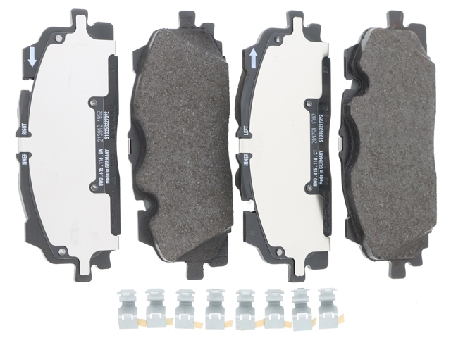 Genuine VW/Audi 8W0698151N Brake Pad Set; Front - Audi | 8W0698151BD ...