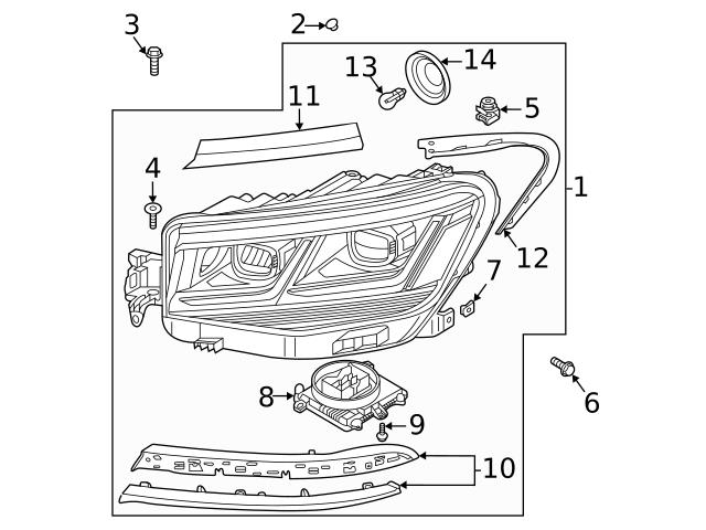 Genuine VW/Audi 992941571AA Daytime Running Light Module; Left, Right ...