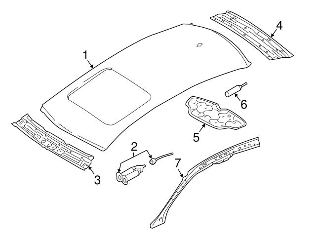 Genuine VW/Audi D190MKDA3 Adhesive; Left, Right - Audi, VW ...