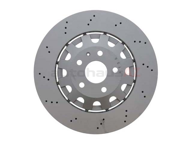 Zimmermann Formula Z 8J0615301K, 100336770 Disc Brake Rotor; Front Left ...