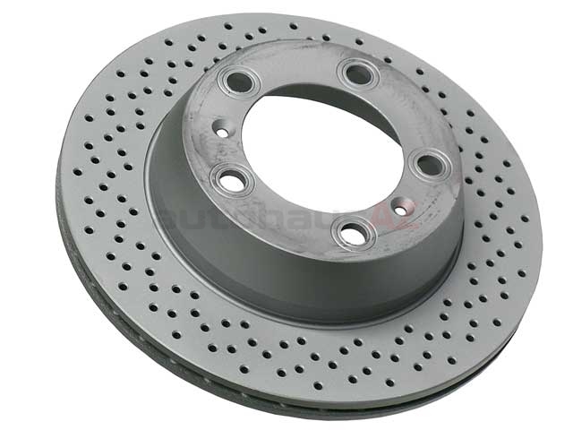 Zimmermann Coat Z 98735240101, 460157020 Disc Brake Rotor; Rear - Porsche