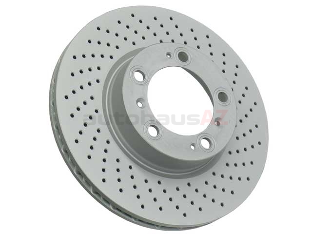 Brembo 09666511 Disc Brake Rotor; Rear - Porsche